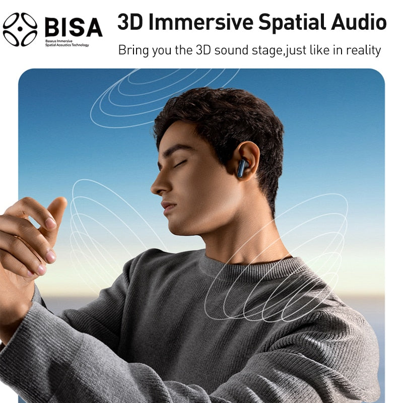 Bowie M2s ANC Earphone Bluetooth 5.3 Active Noise Cancellation -48dB Wireless Headphone Support ...